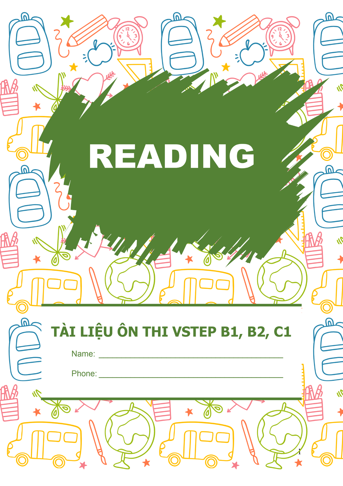VSTEP Reading Material: B1, B2, C1 Test Preparation Guide - Studocu