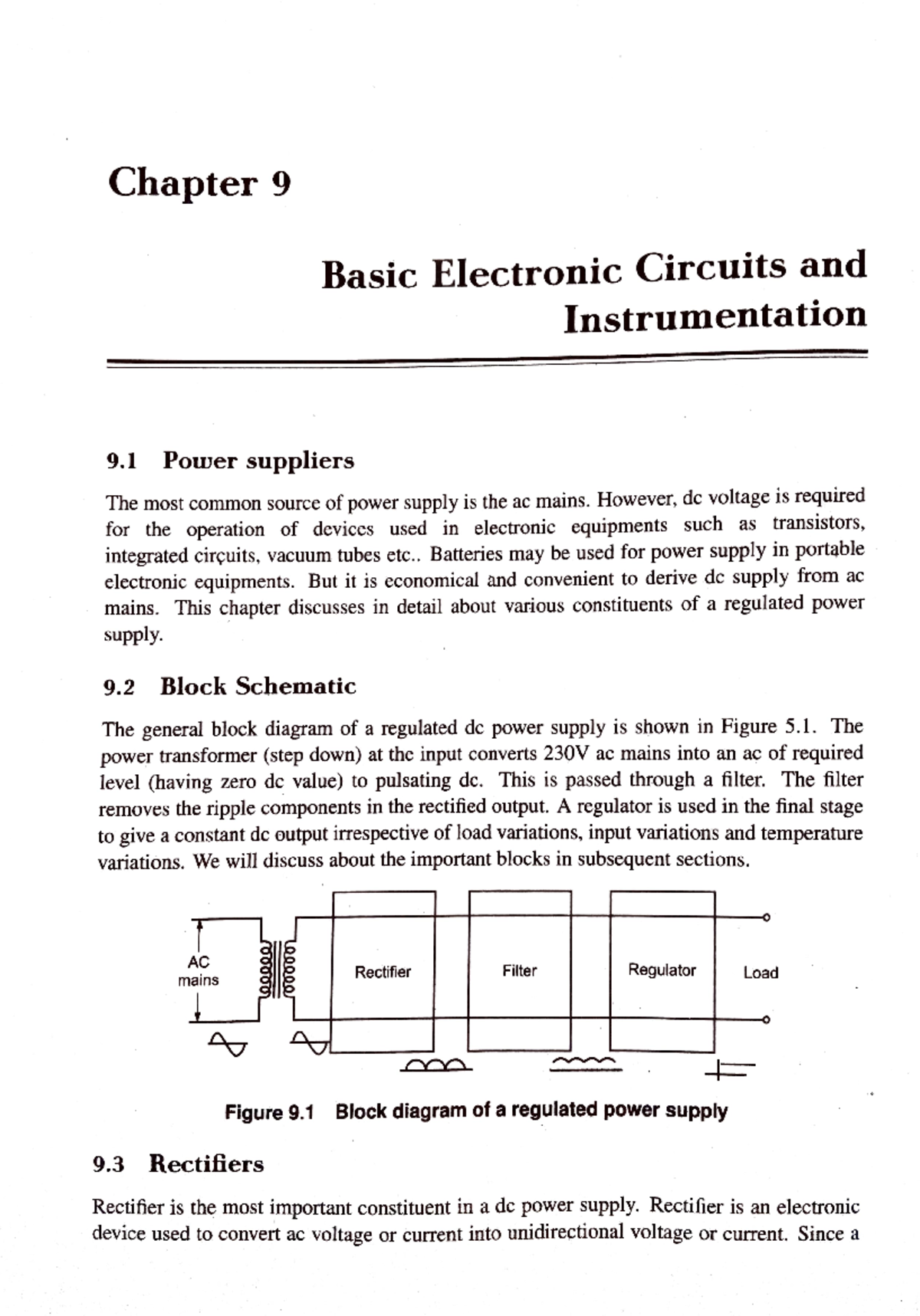 Basic Electronic Circuits and instrumentation EST 130 B - Chapter 9 ####### Basic Electronic ...