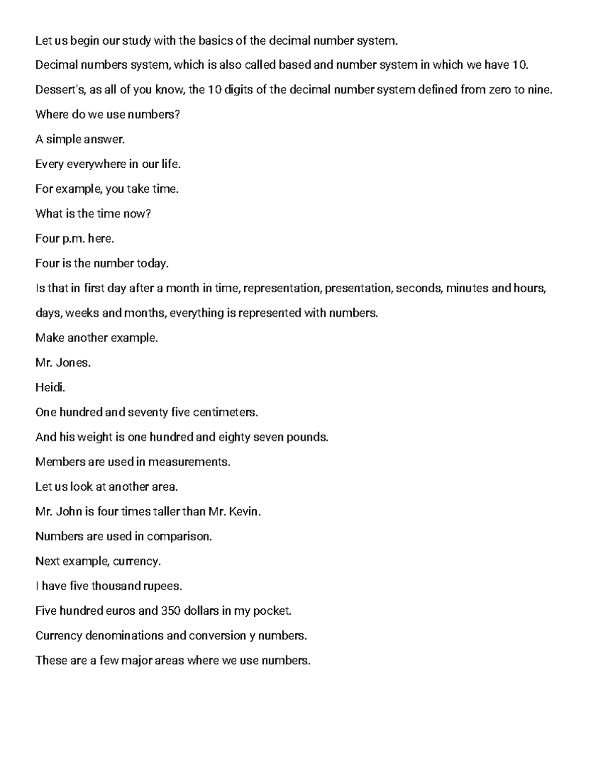 1. Number system basics - Let us begin our study with the basics of the ...