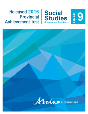 Social Studies - Grade: 11 - High School - Canada - Studocu