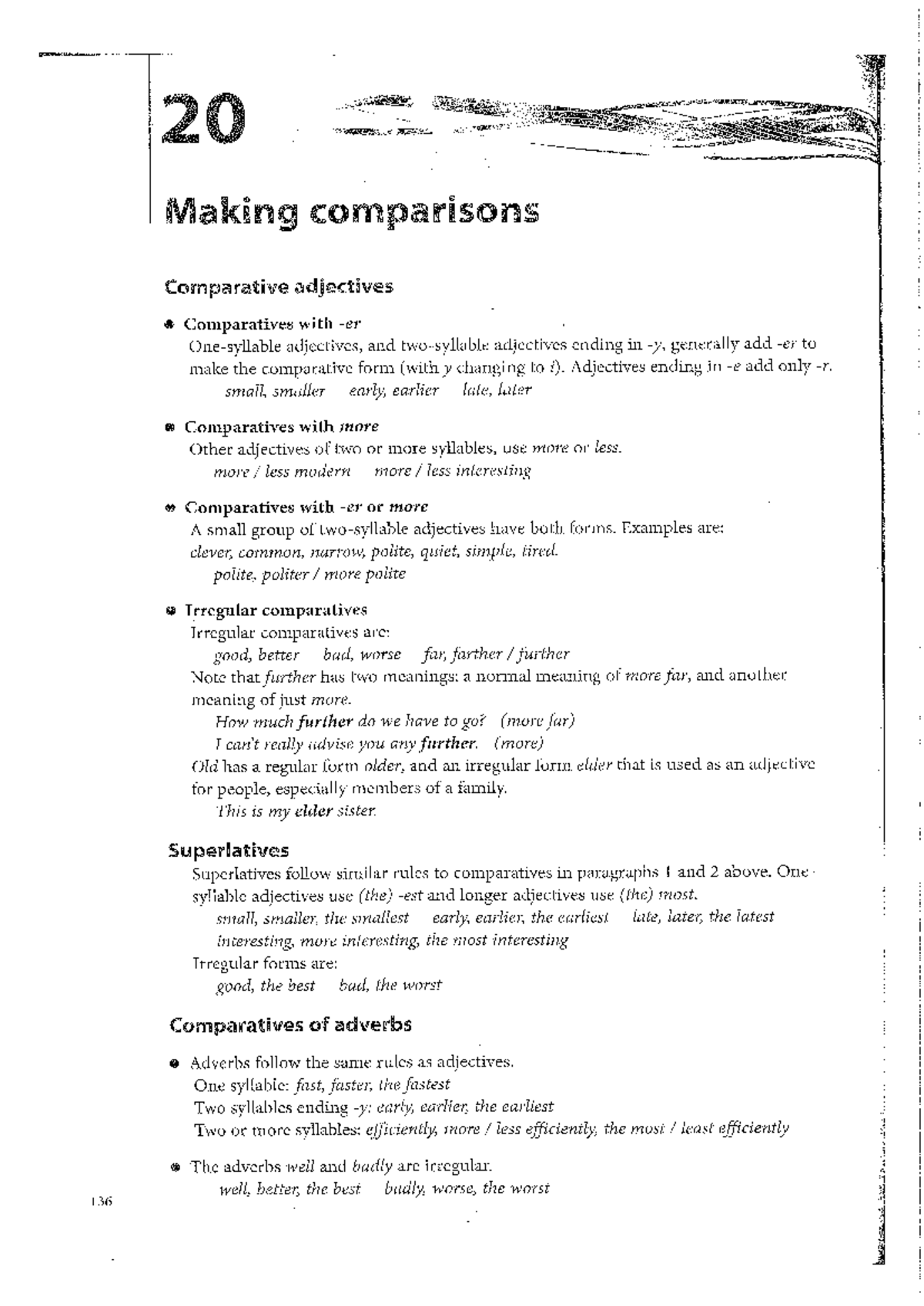 Grammar 20: Making Comparisons with Adjectives and Adverbs - Studocu