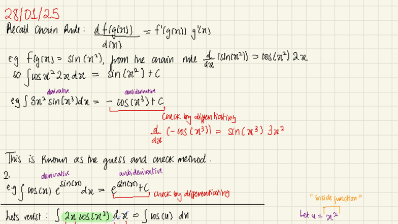 Week 4 - Chain Rule and Integration Techniques (MATH 101) - Studocu