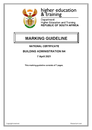 Building Structural Construction N4 Study Guide S2 9 - STUDY GUIDE ...