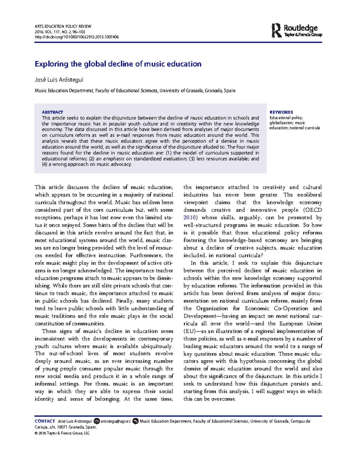 Exploring the Global Decline of Music Education: Challenges ...