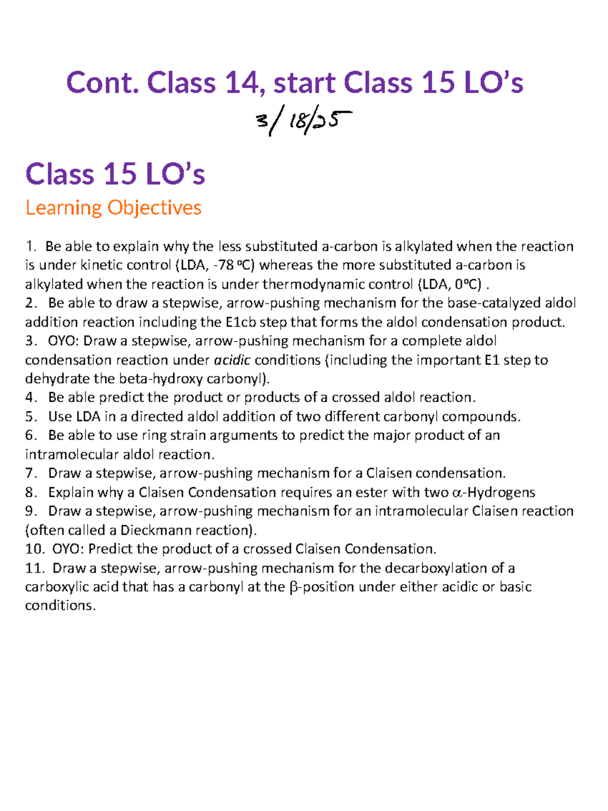 Annotated Class 15 Slides - 031825 - Cont. Class 14, start Class 15 LO ...