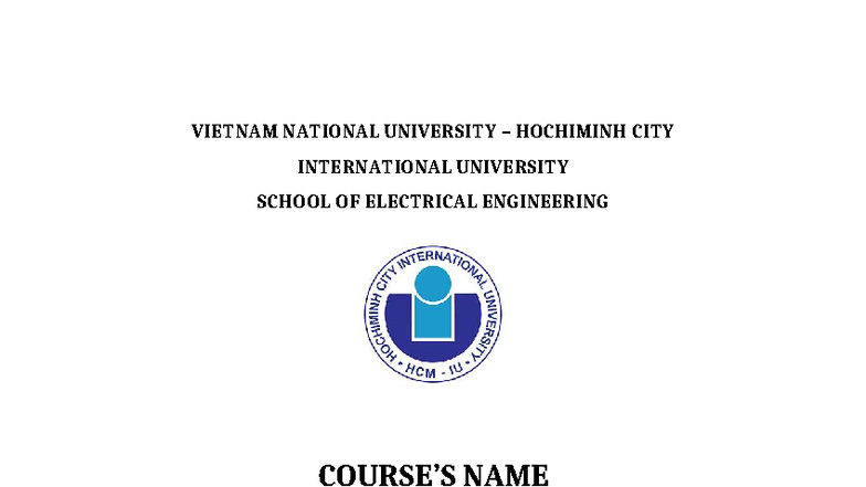 Lab Report Template for EE Course (EE101) - Studocu