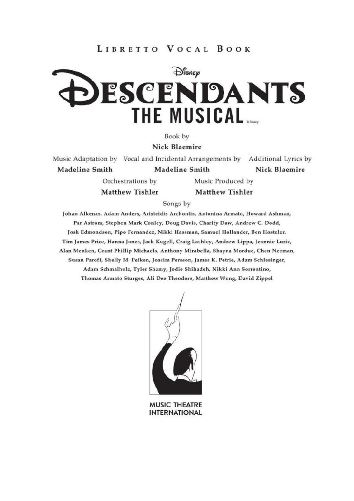 Descendants: The Musical Libretto - MTI Vocal Book Guide - Studocu