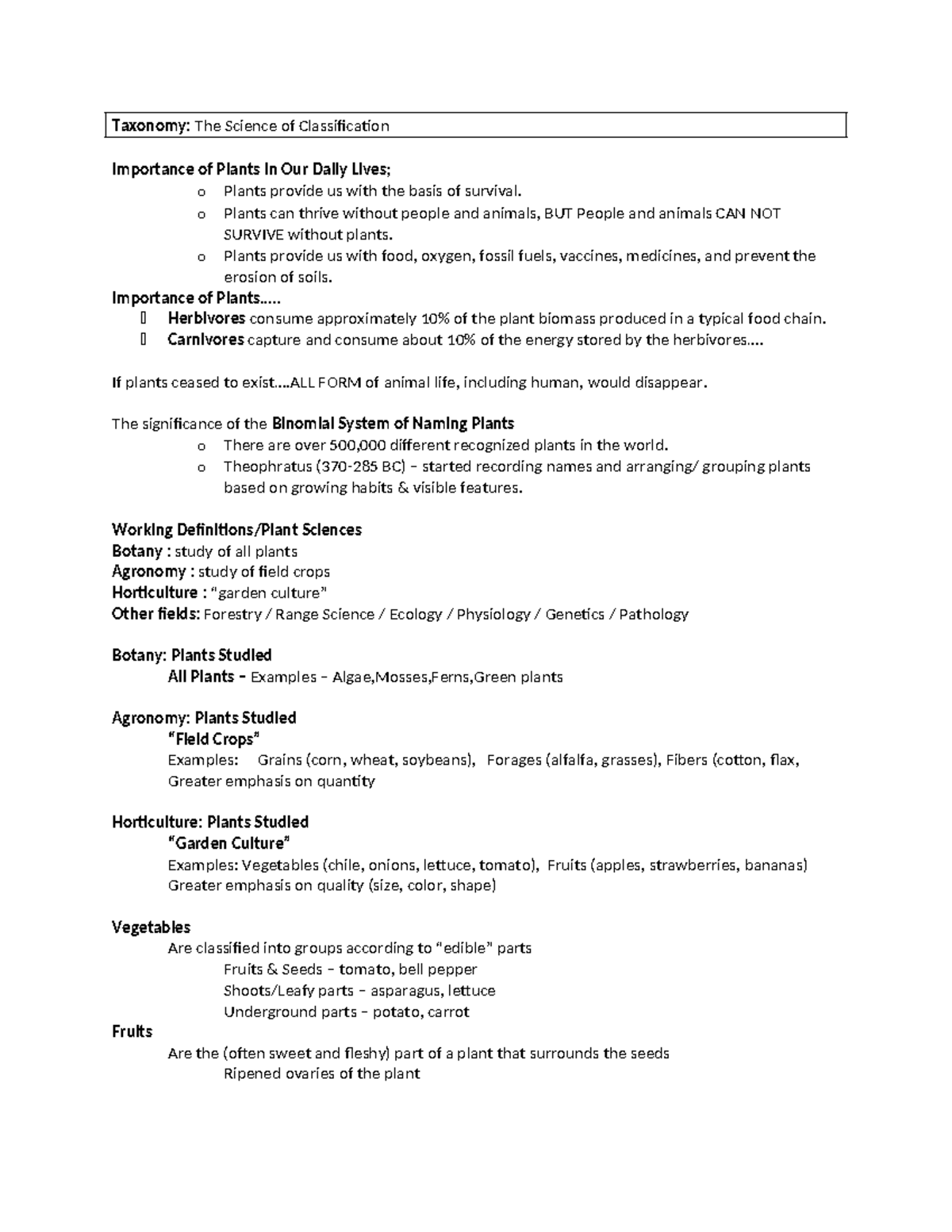 Plant Classification and Taxonomy: Understanding Botanical Groupings ...