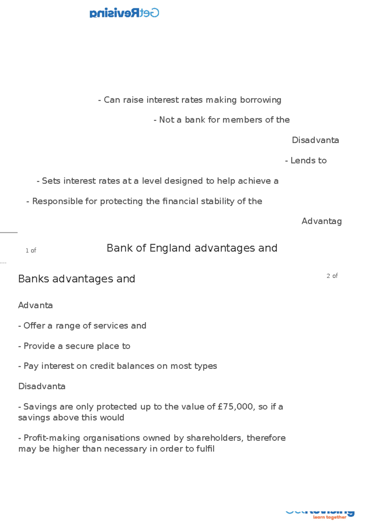 Unit 3 finance revision cards 1 - 1 of may be higher than necessary in ...