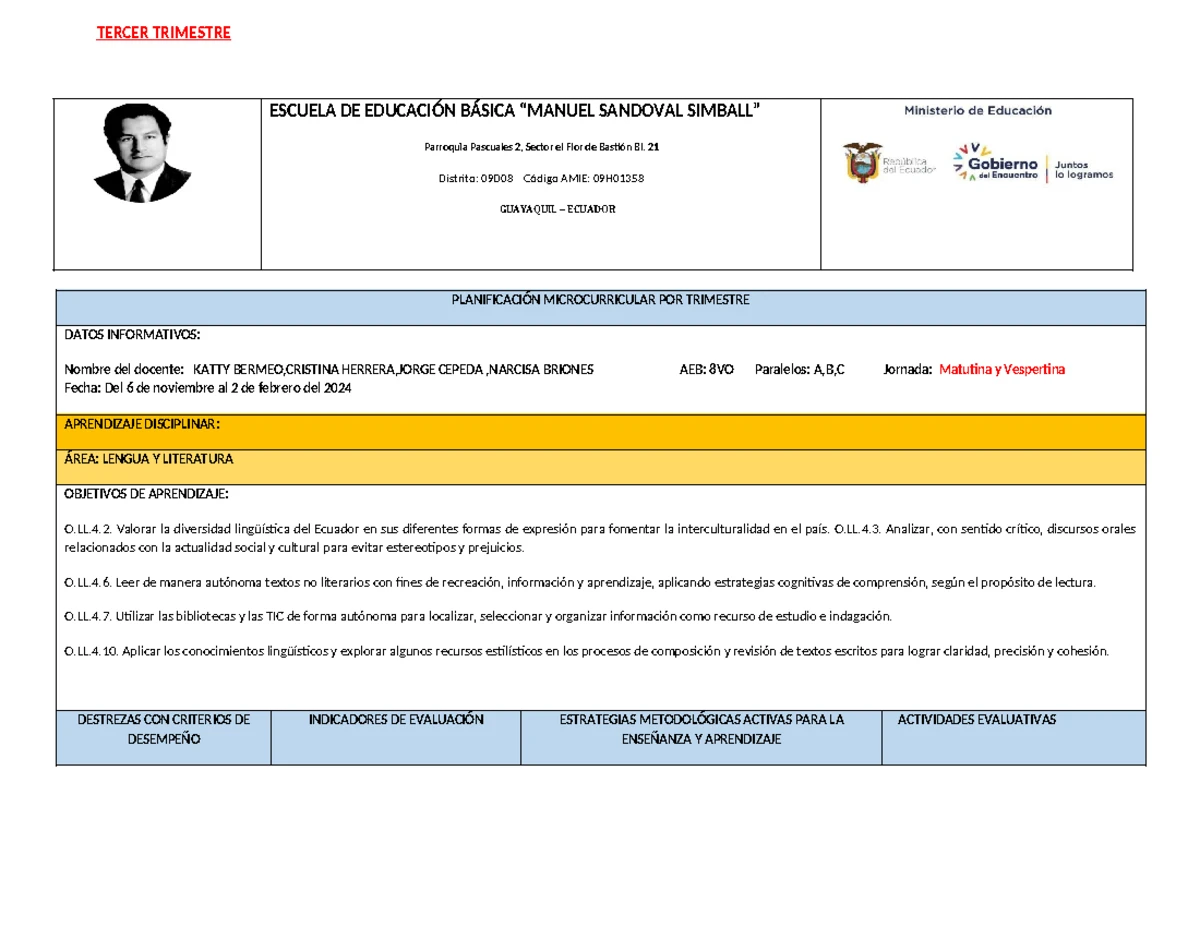 5to EGB CT Lengua y Literatura: Cuaderno de Trabajo y Actividades - Studocu