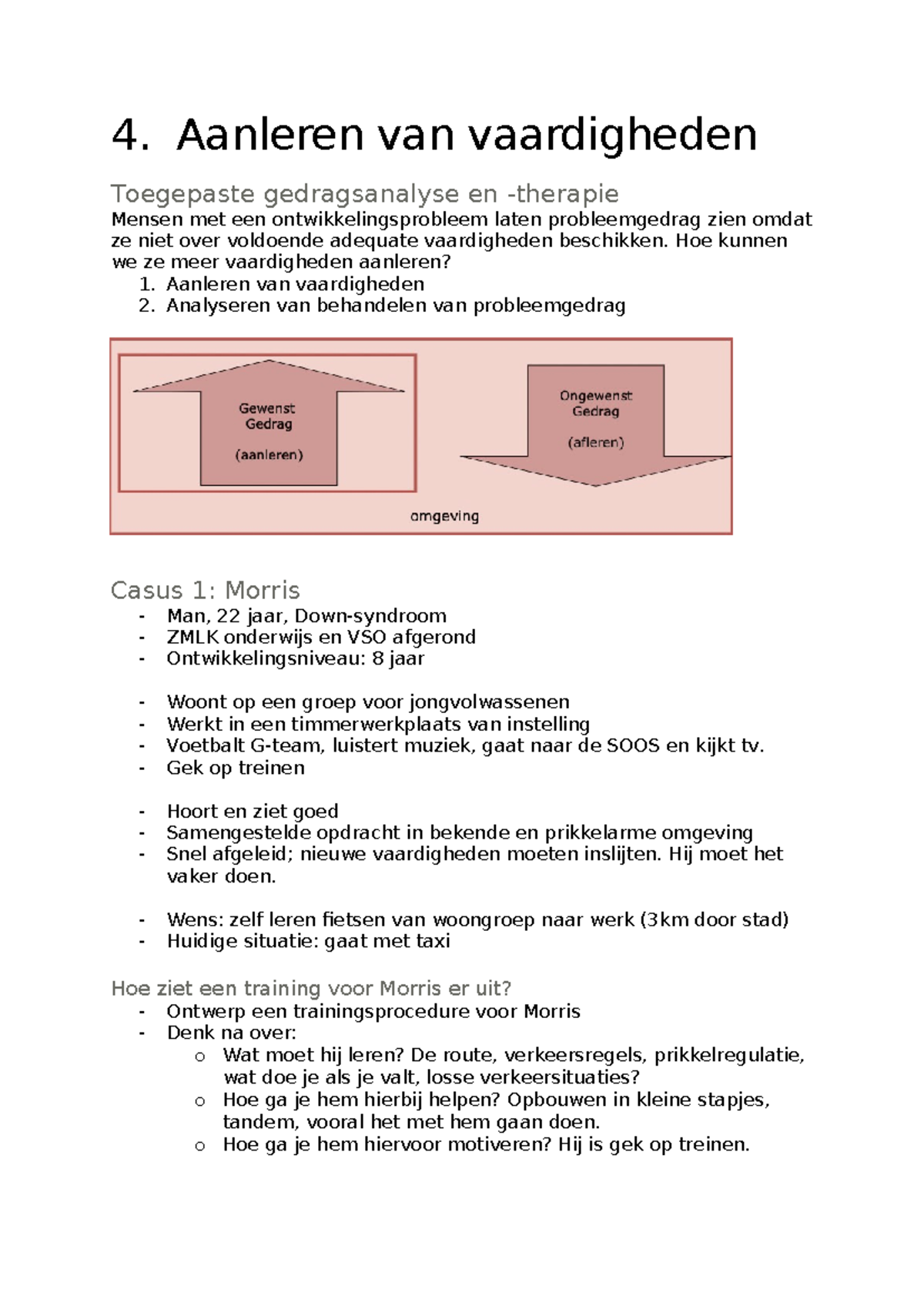 4 Toegepaste Gedragsanalyse: Vaardigheden Aanleren aan Mensen met OP ...