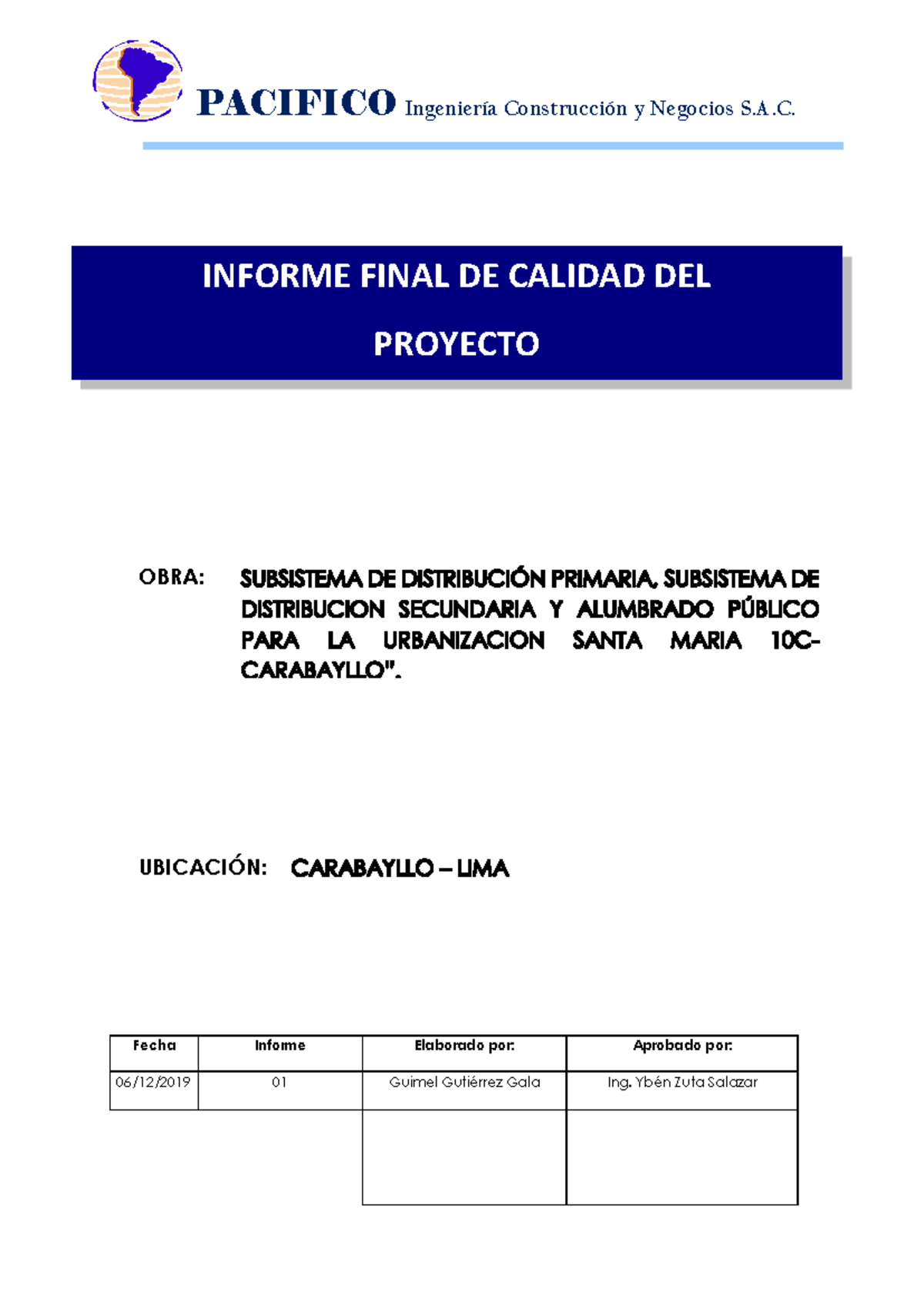 01 Informe Final Rev1 - Subsistema de distribución primaria y ...