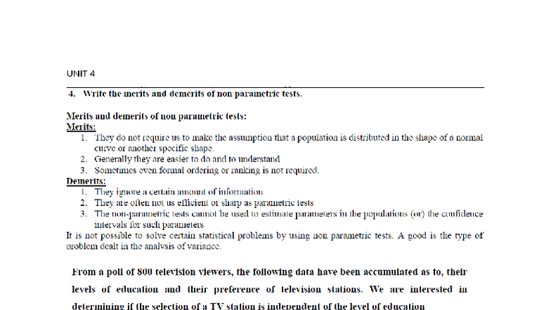 Unit 4: Evaluation of Instruction Methods & Sign Test Analysis - Studocu