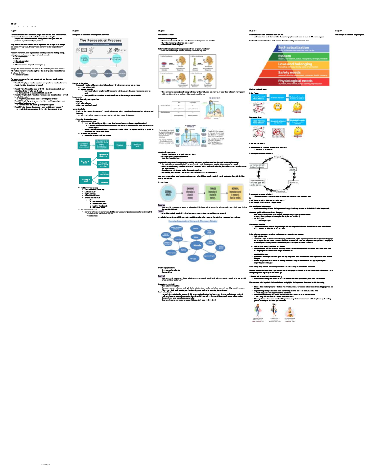 Test 1 - Consumer Behavior Notes (Chapters 1-5) - Studocu