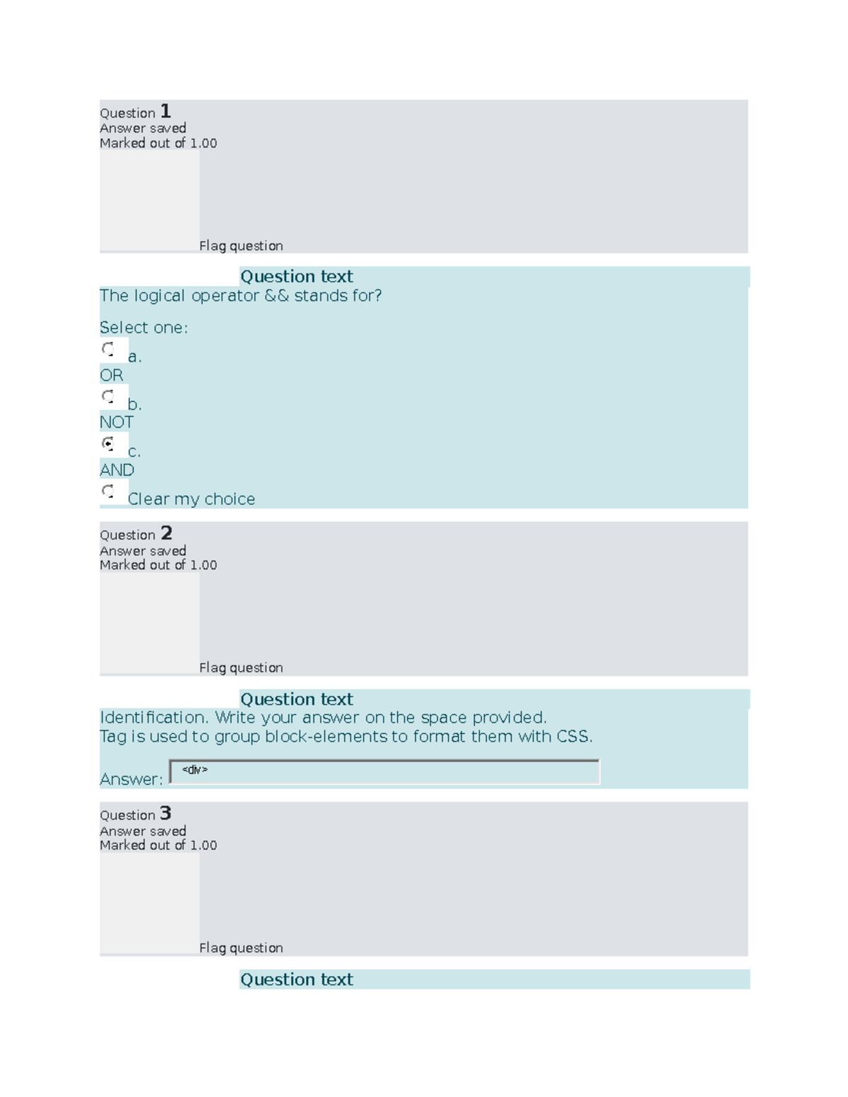 Web Dev 1 Quiz Answers and Review - rwafw - Studocu