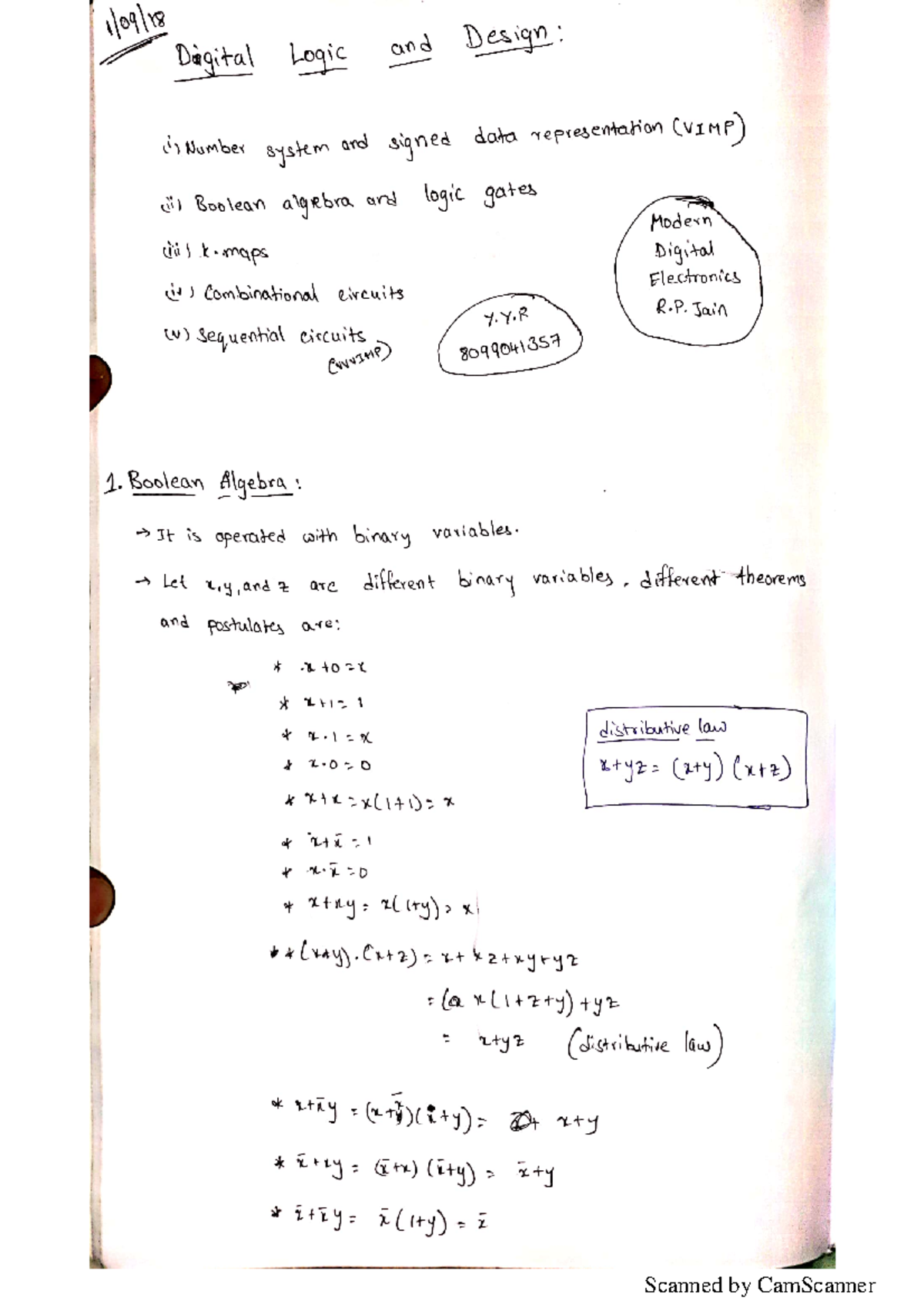 Digital Logic and Design (DLD) Study Notes for GATE Aspirants - Studocu