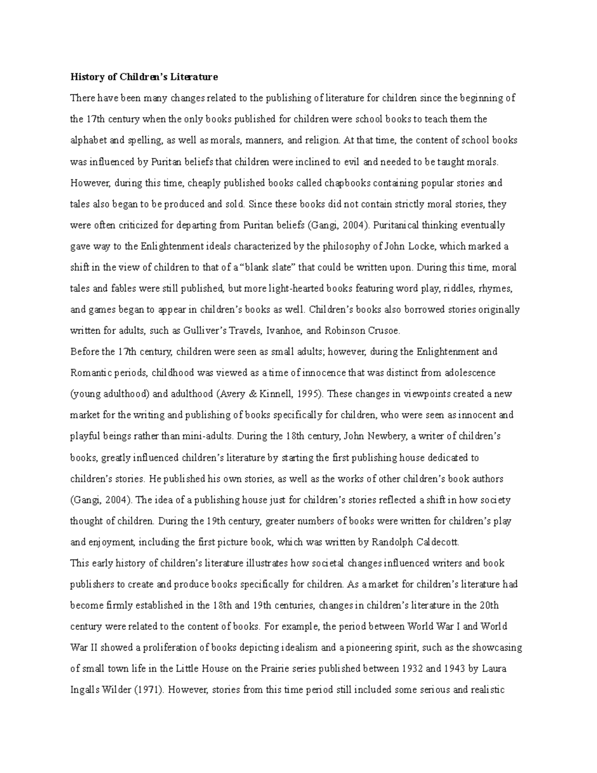 History of Children's Literature: Evolution & Trends in Publishing ...