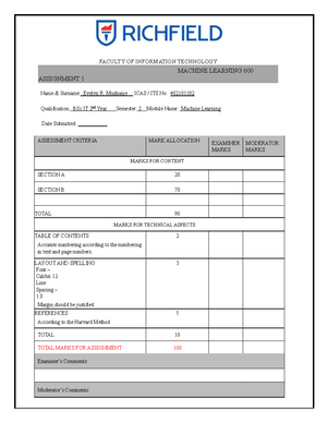 [Solved] Briefly discuss the three main types of machine learning and ...