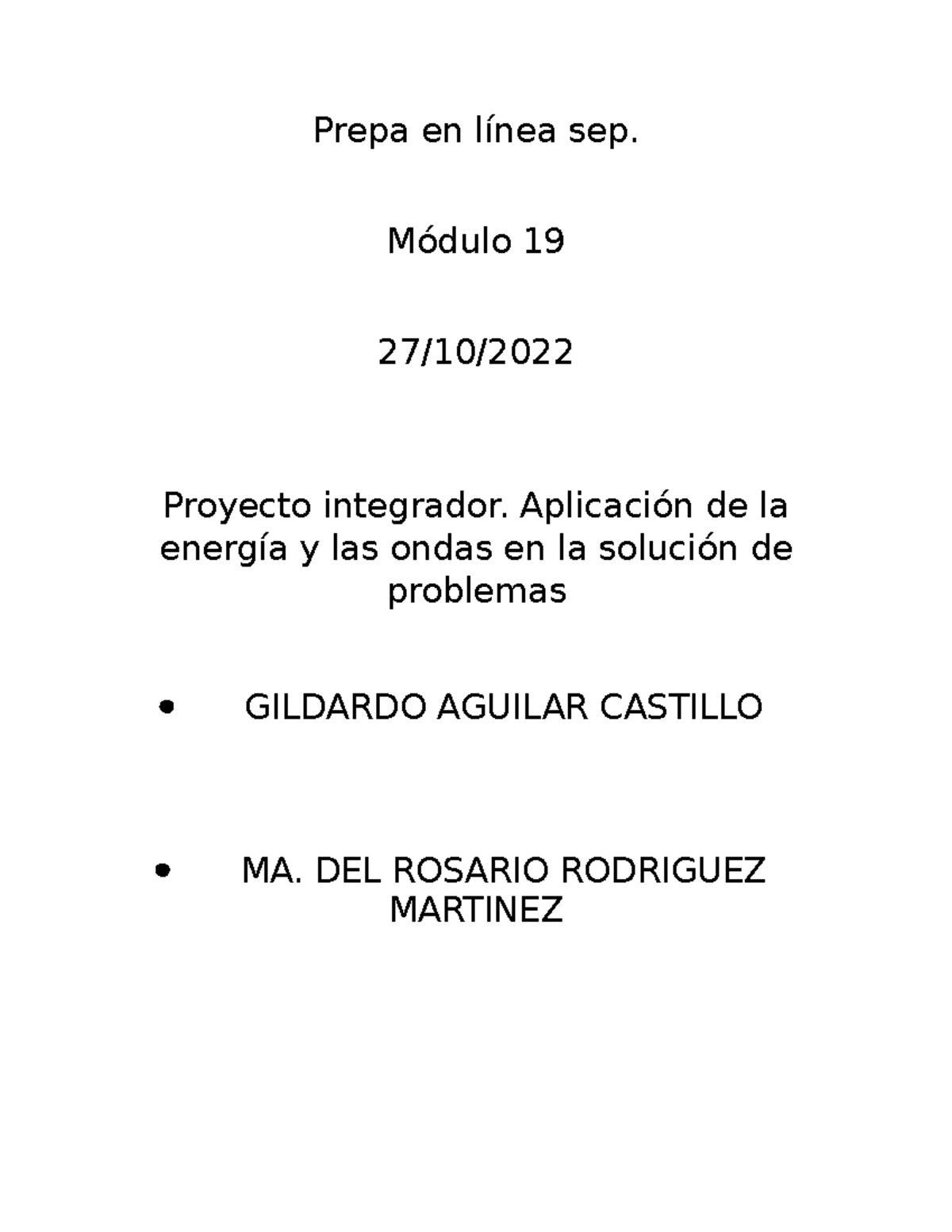 Mod 19 2022 actualizacion de modulo - Prepa en línea sep. Módulo 19 27 ...