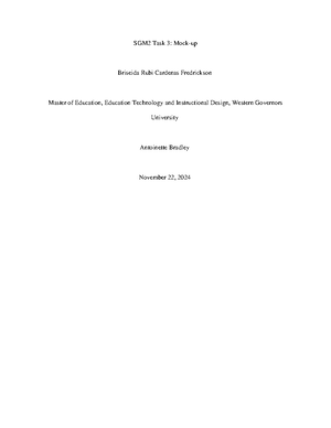 Learning Technology - D294 learning analytics - Learning Technologies ...