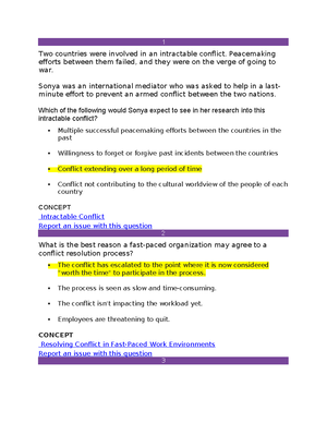 Conflict Resolution - Unit 1 - Milestone 1 - UNIT 1 MILESTONE 1 RETAKE ...