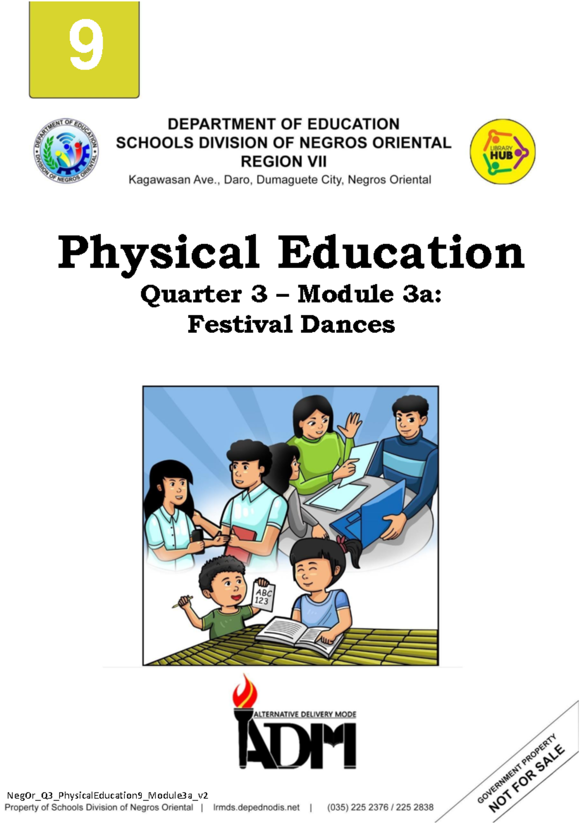 PE-9 Q3 3a V2 - i 9 Physical Education Quarter 3 – Module 3a: Festival ...