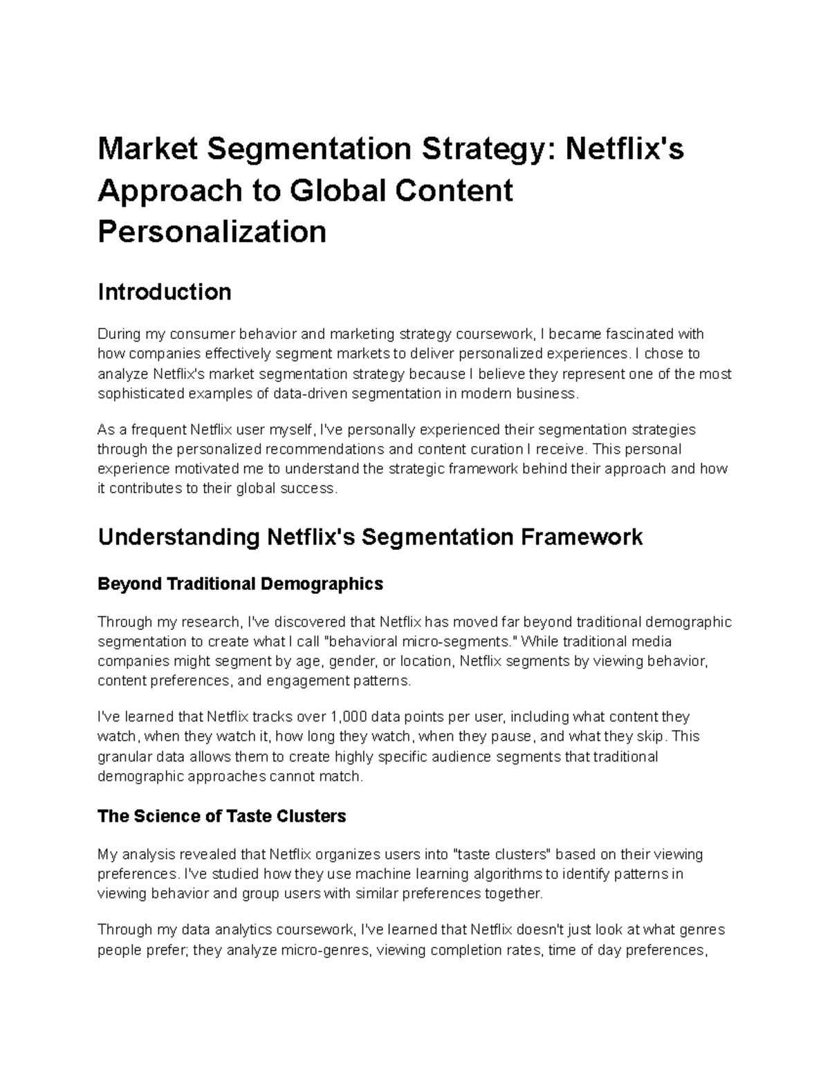 Market Segmentation Strategy: Insights from Netflix's Global Approach ...