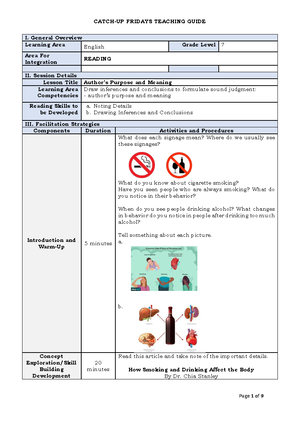 Conjunctions Module - A Detailed Lesson Plan in English 8 Learning ...