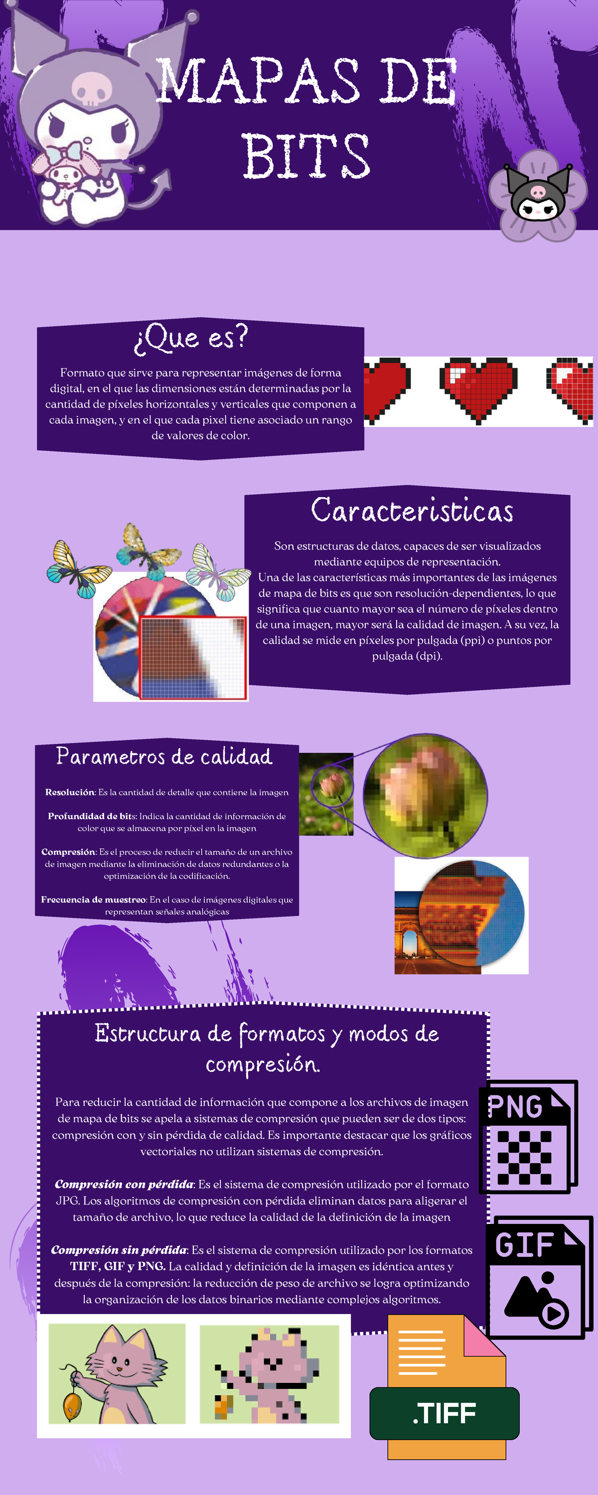 Infografia actividad 3 - MAPAS DE BITS Formato que sirve para representar imágenes de forma ...
