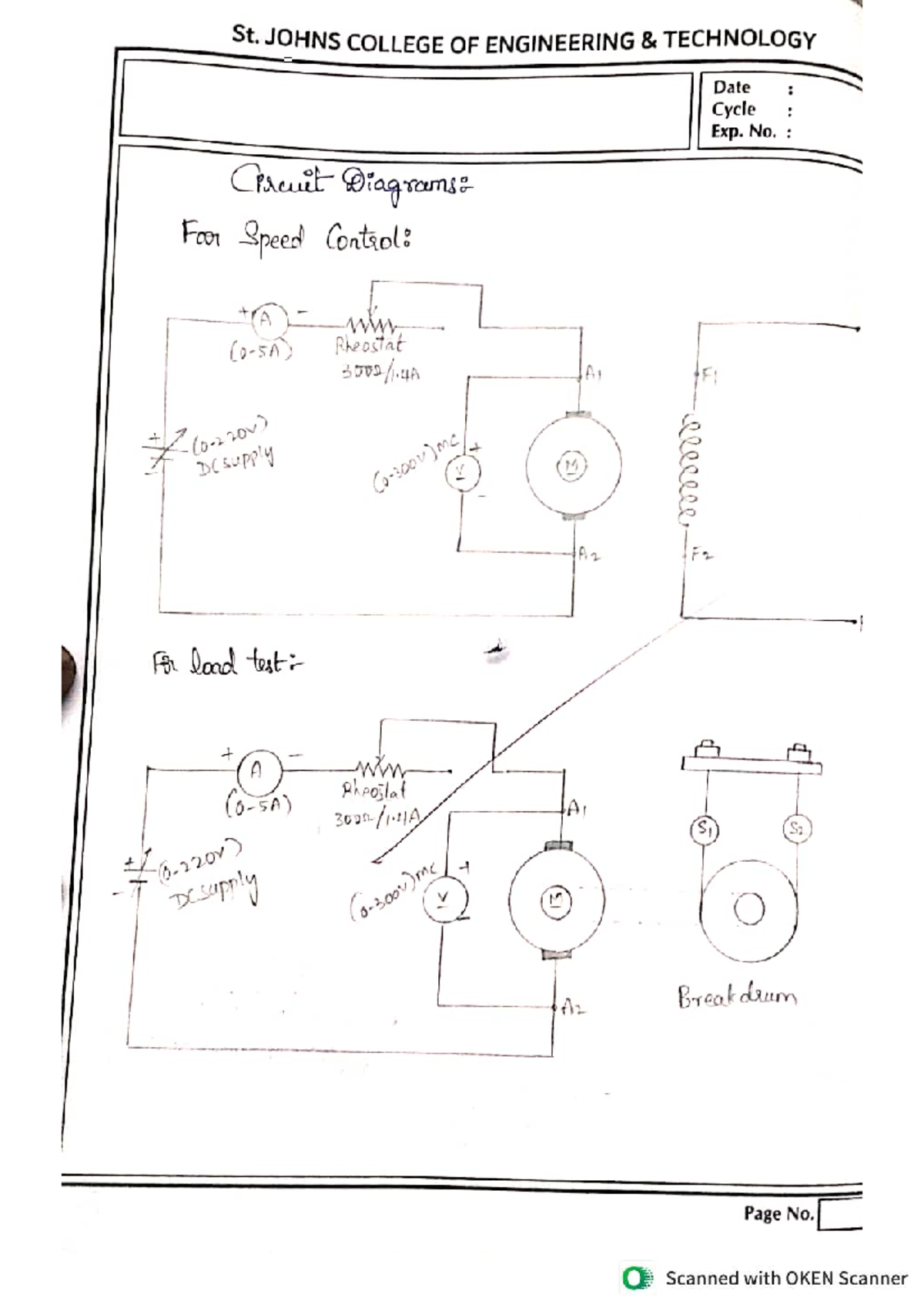 Transfer Function of DC Shunt Motor: Experiment No. 03 - Studocu