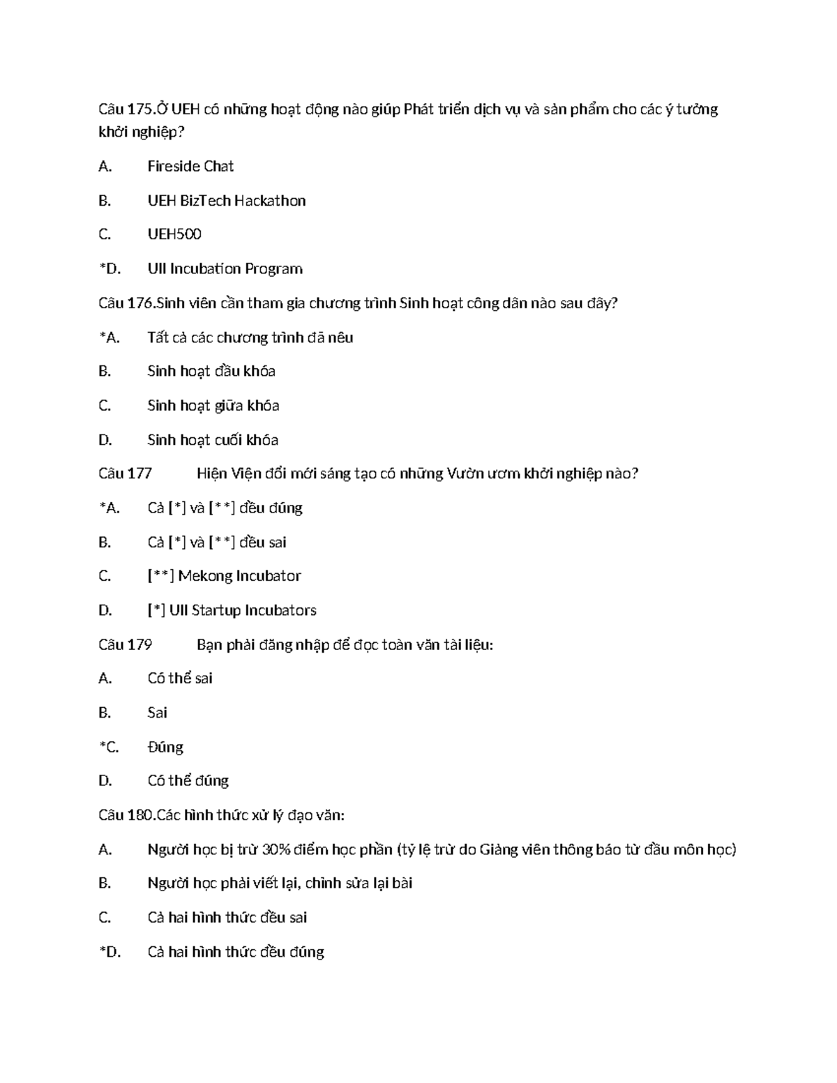 Tài liệu ôn tập Sinh hoạt công dân UEH - SHCD-UEH - Studocu