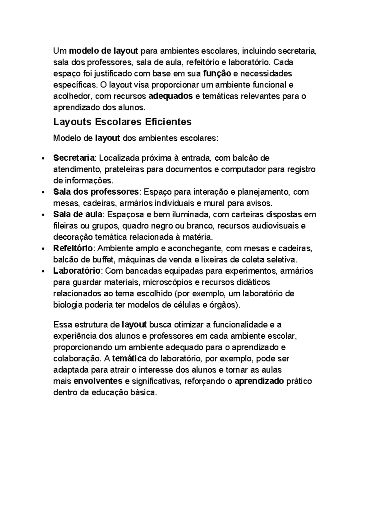 Layout Escolar: Organização e Estruturação Eficiente para Aprendizado ...