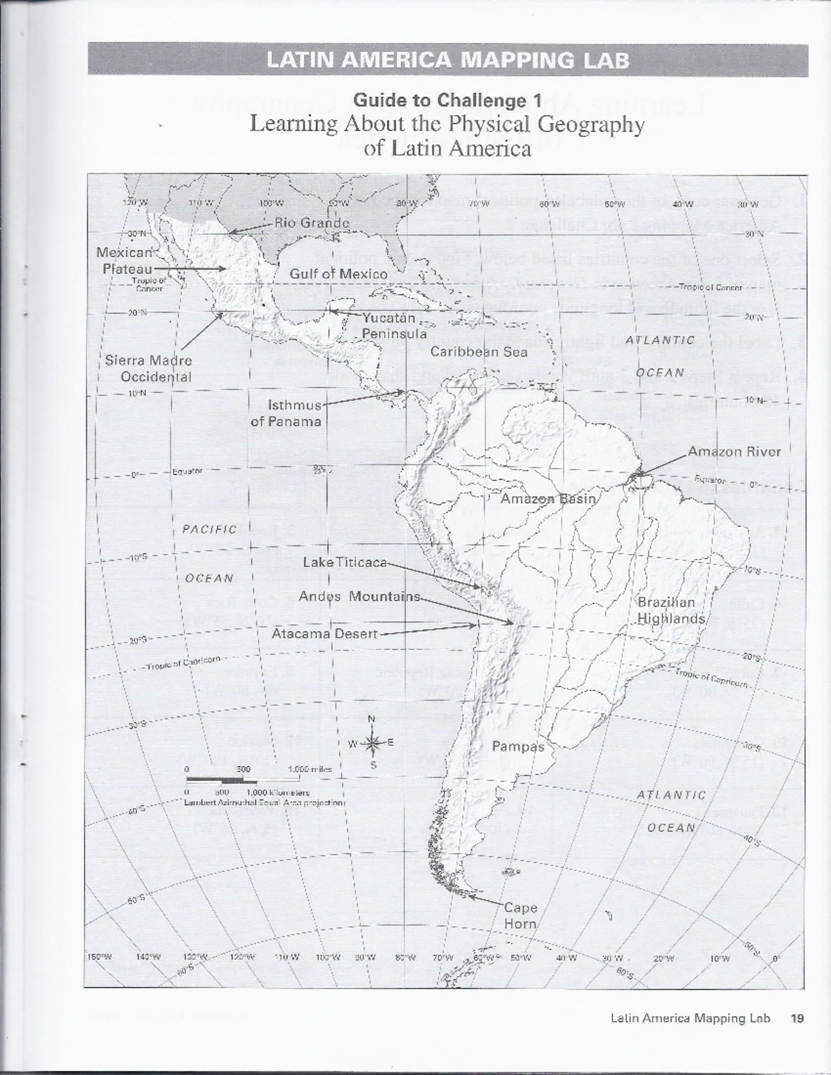 LAT 6.0 Latin America Physical Geography Map Study Guide - Studocu