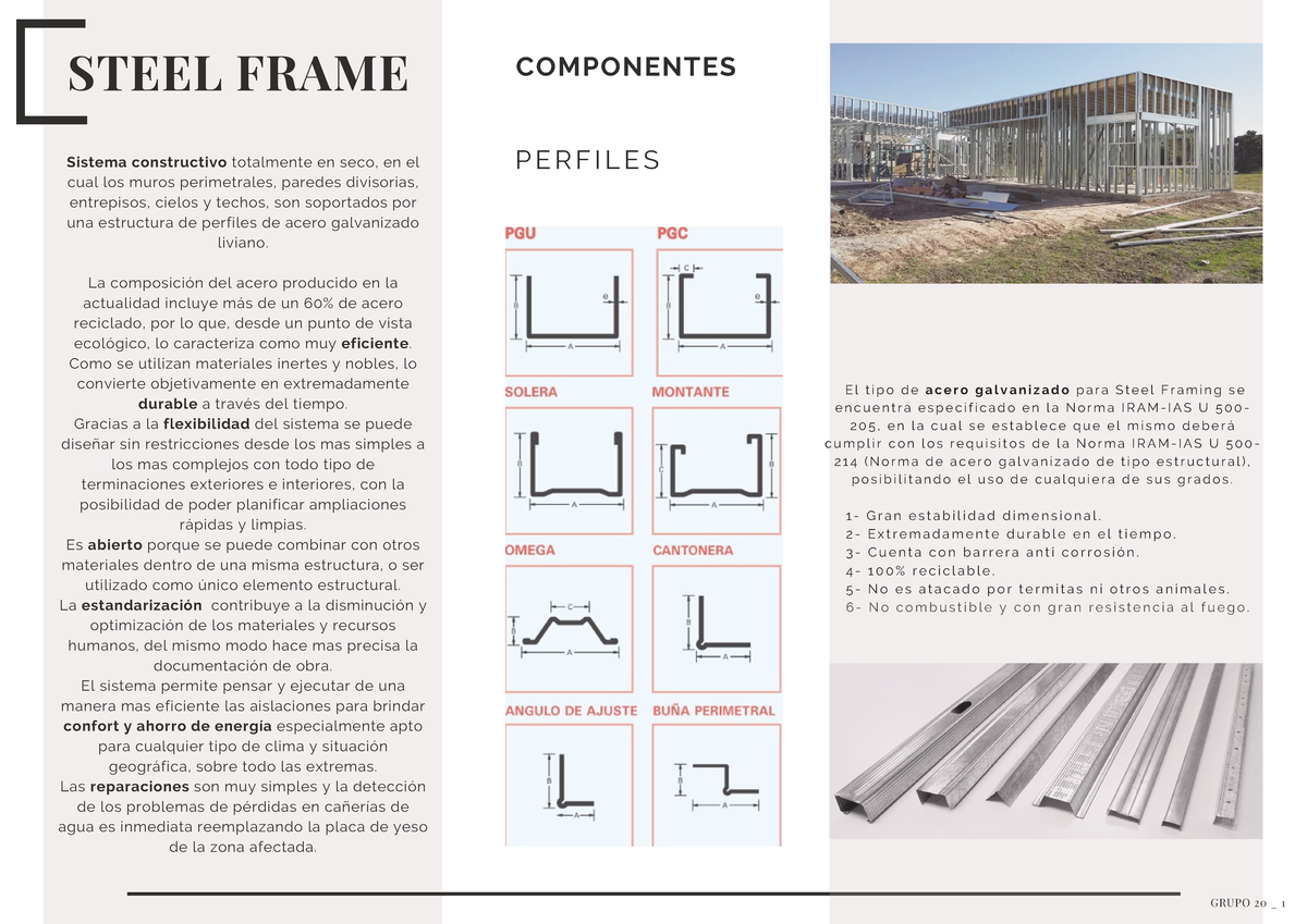 Steel Frame - Sistema constructivo totalmente en seco, en el PERFILES ...