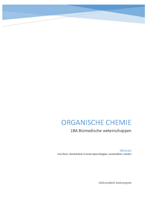 Organische chemie - Overzicht functionele groepen en naamgeving ...