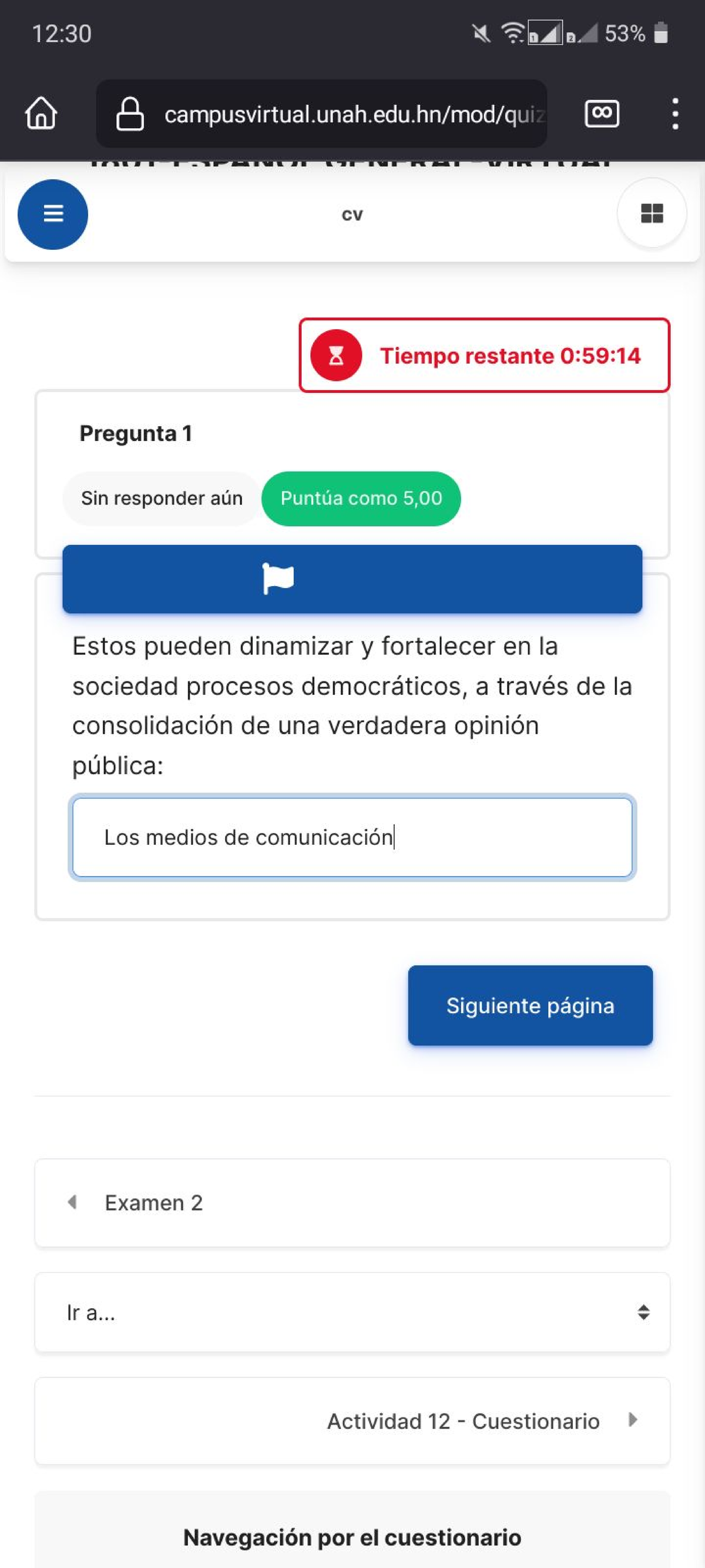 Actividad 11 Español General - Studocu