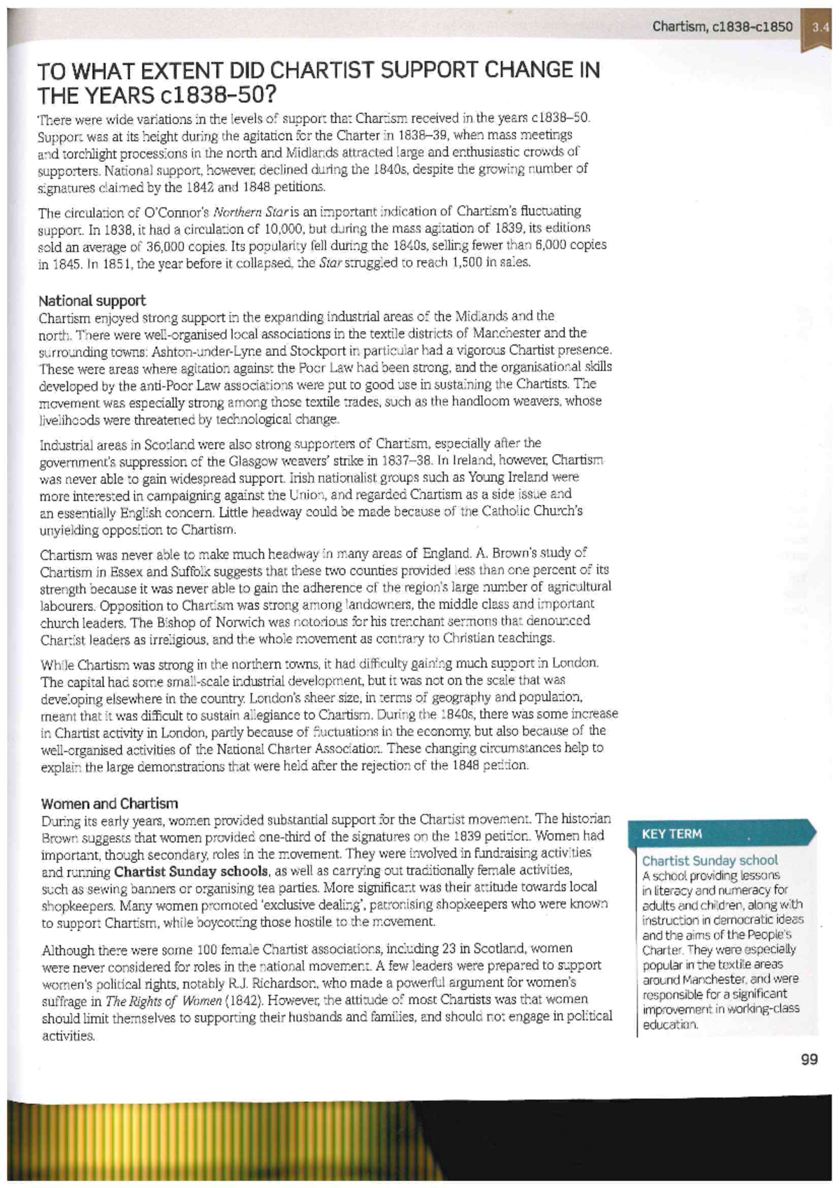 Chartism Support Analysis: Historical Trends & Women's Involvement ...