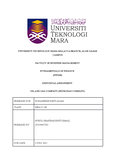 Fundamentals of Finance - FIN242 - UiTM - Studocu