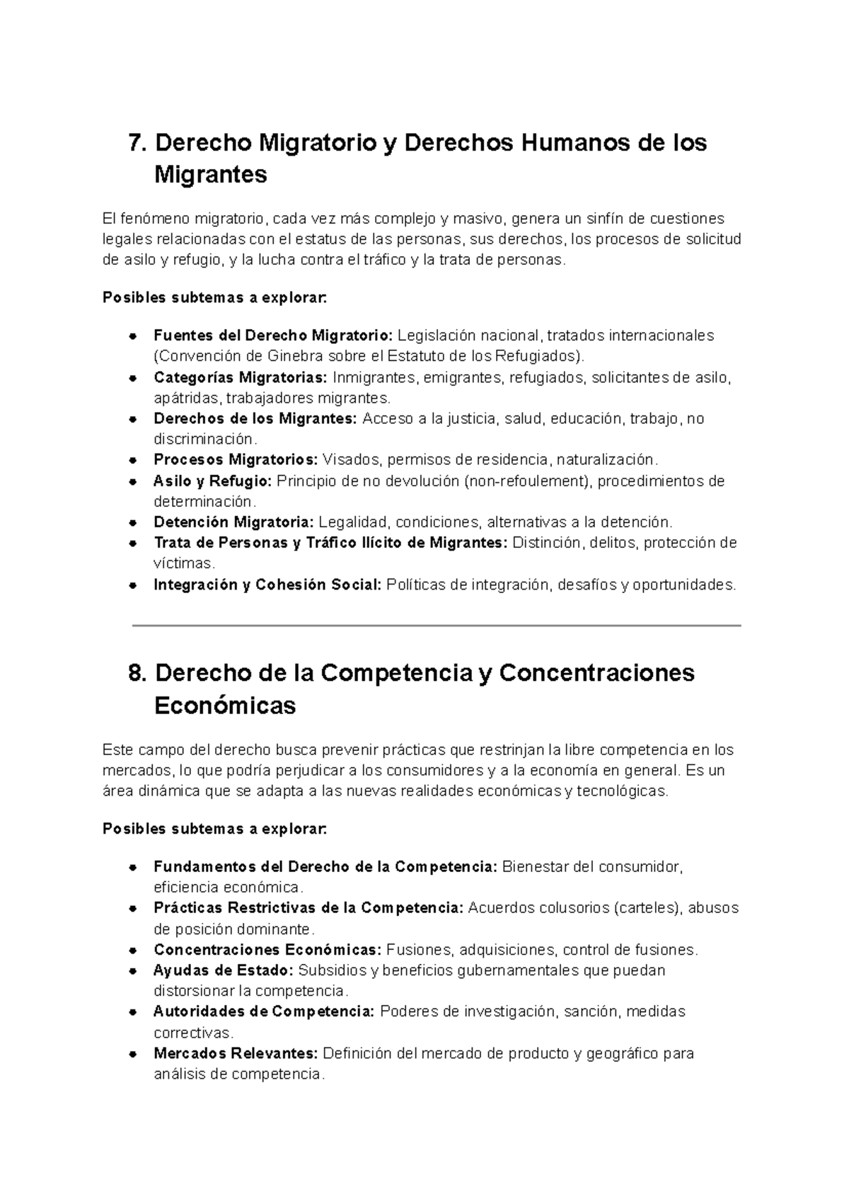 Derecho Migratorio y Derechos Humanos de los Migrantes: Análisis y ...