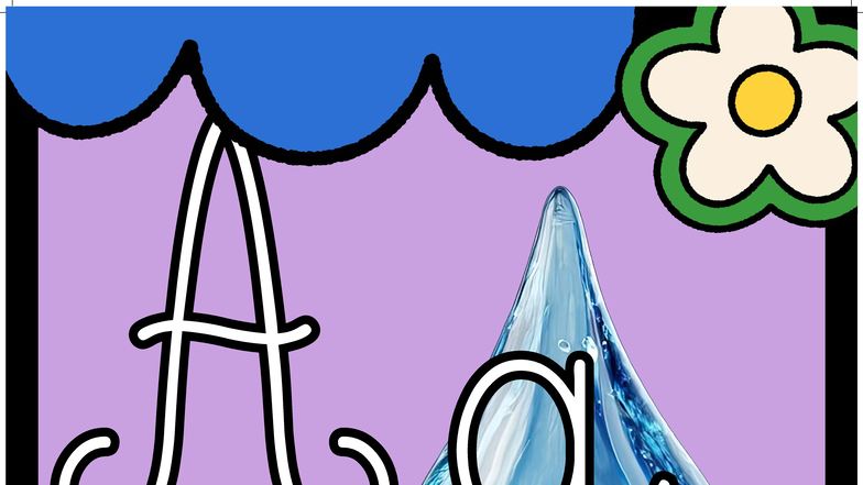 Cartazes letras com método fonético - Pedagogia - AA aa BB bb DD dd EE ...