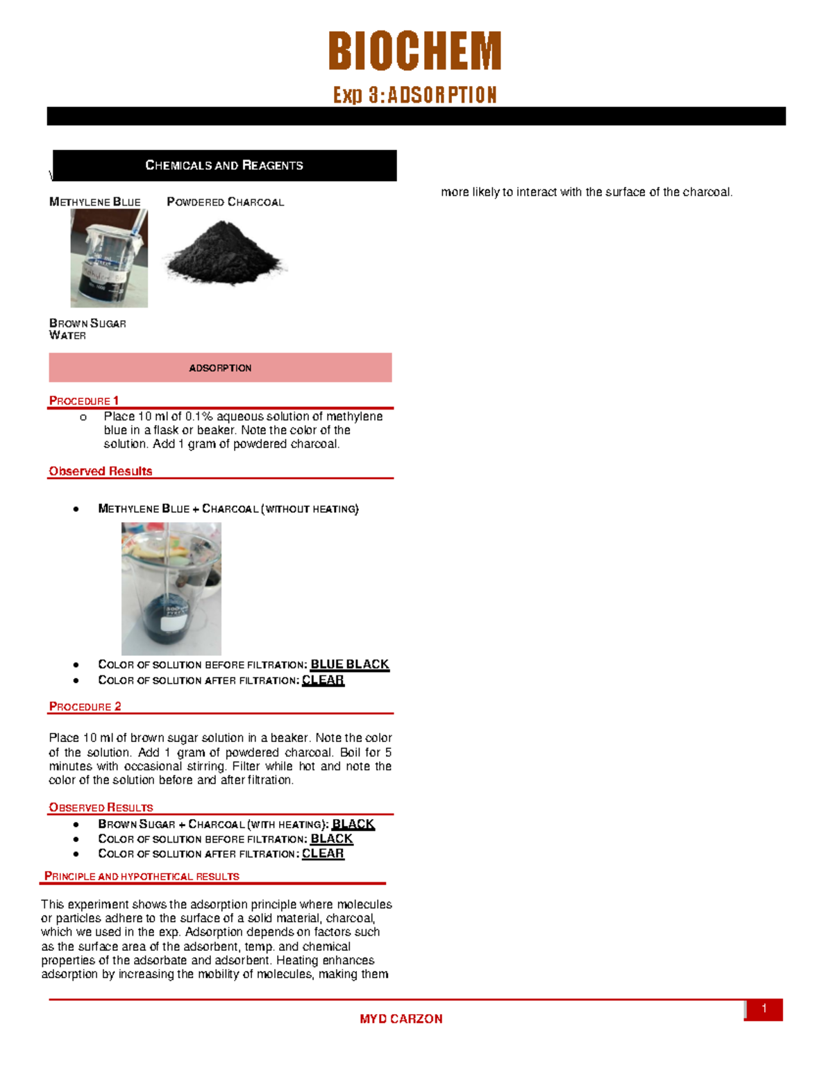 BIOCHEM EXP 3-6: ADSORPTION, OSMOSIS, AND DIFFUSION EXPERIMENTS - Studocu