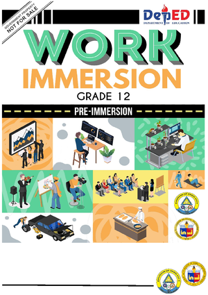 Sample portfolio in work immersion - Portfolio in Work Immersion ...