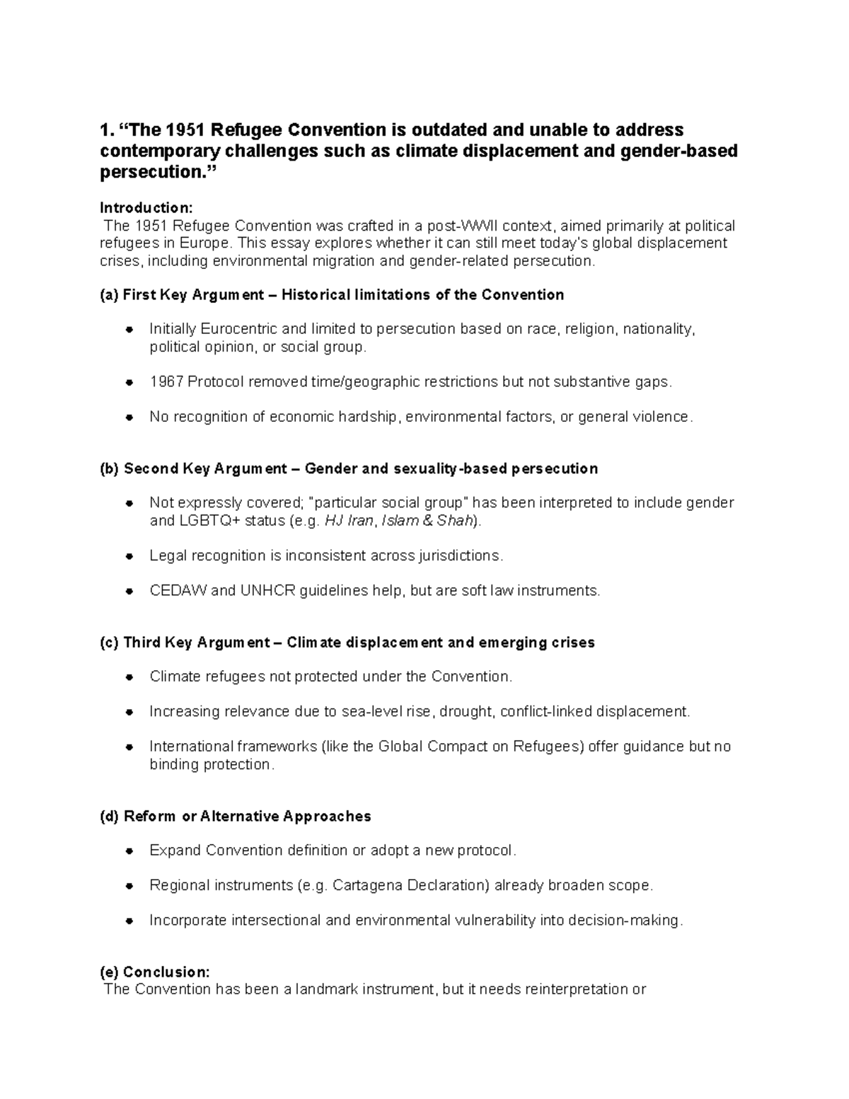 Refugee Law Challenges: Reforming the 1951 Convention for Modern Crises ...