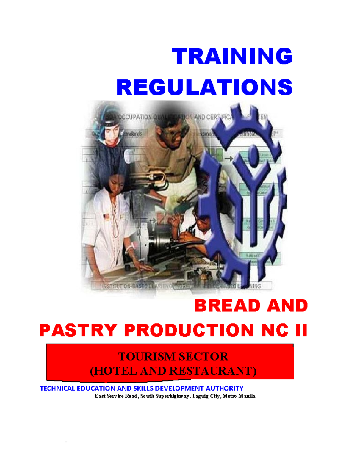 BPP - Bread and Pastry Production NC II Training Regulations Overview ...