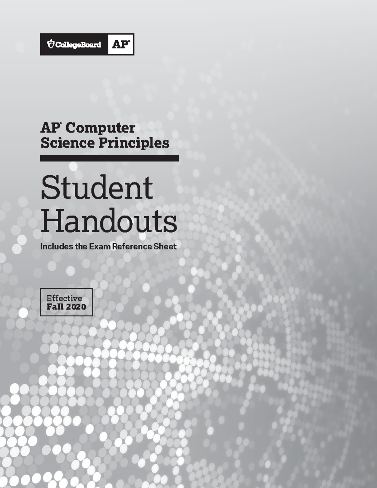 Ap csp student task directions - AP ® Computer Science Principles ...