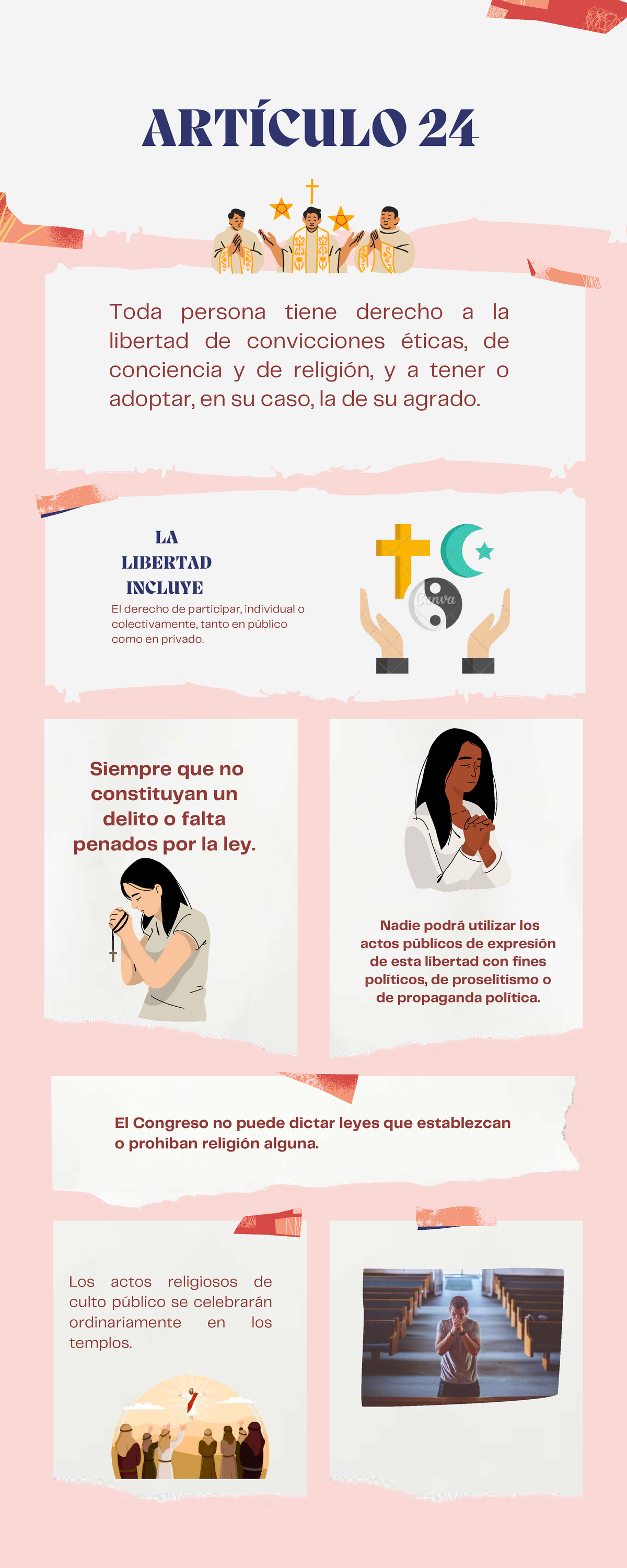Artículo 24: Derecho a la Libertad de Convicciones y Religión - Studocu
