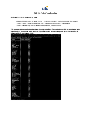 4-2 Labs dad 220 - DAD 220 Module Four Lab Template Identify ...