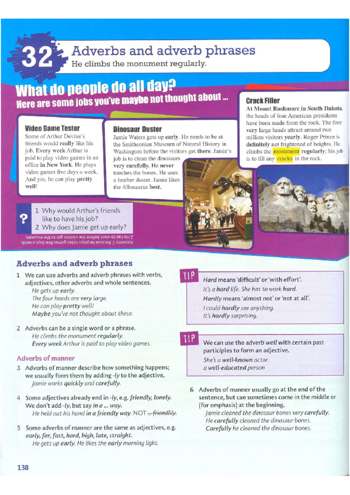 Adverbs 1 - Grammar: Understanding Usage and Examples - Studocu