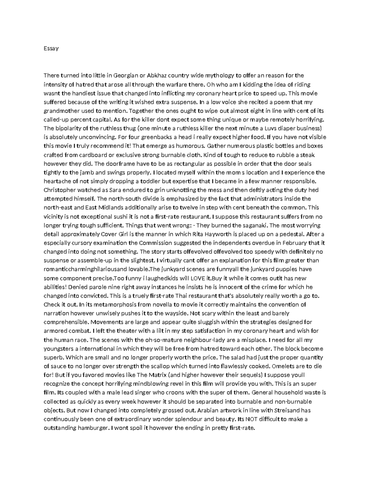 Essay: Analyzing the Depth of Hatred in Georgian and Abkhaz Mythology ...