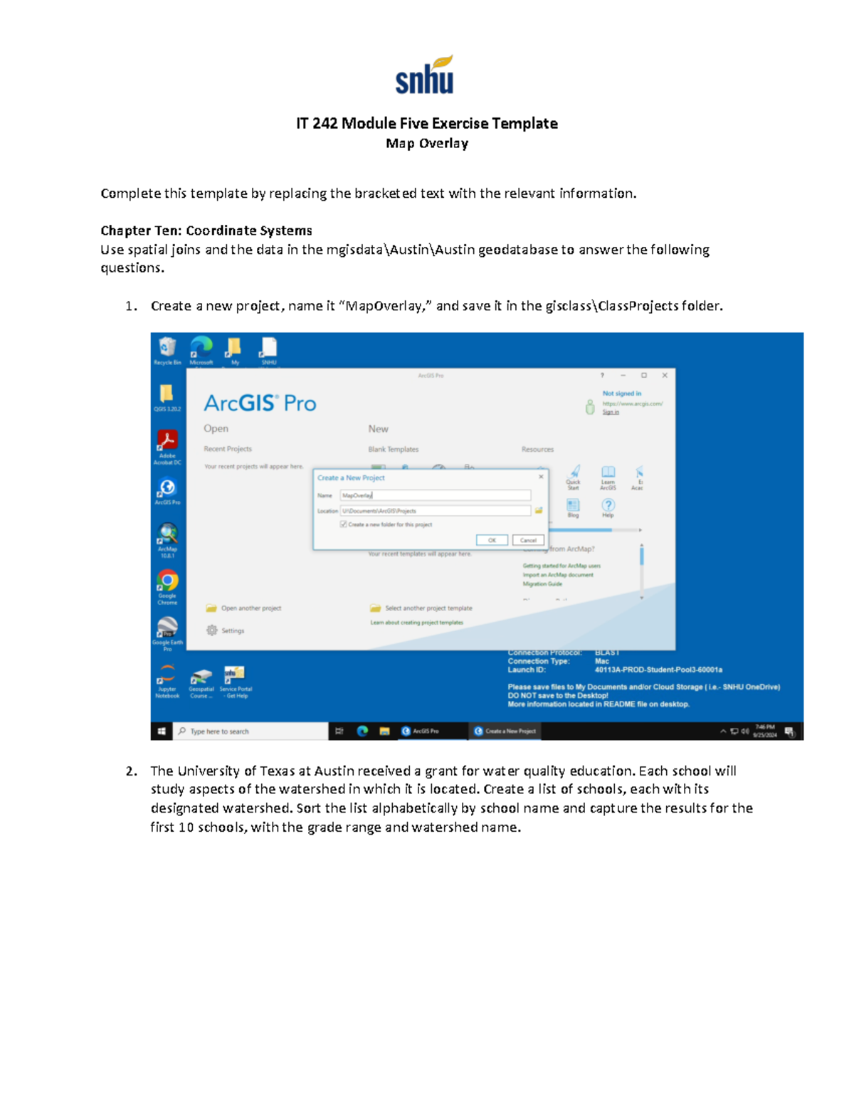 IT 242 Module 5 - Map Overlay Exercise Template and Instructions - Studocu